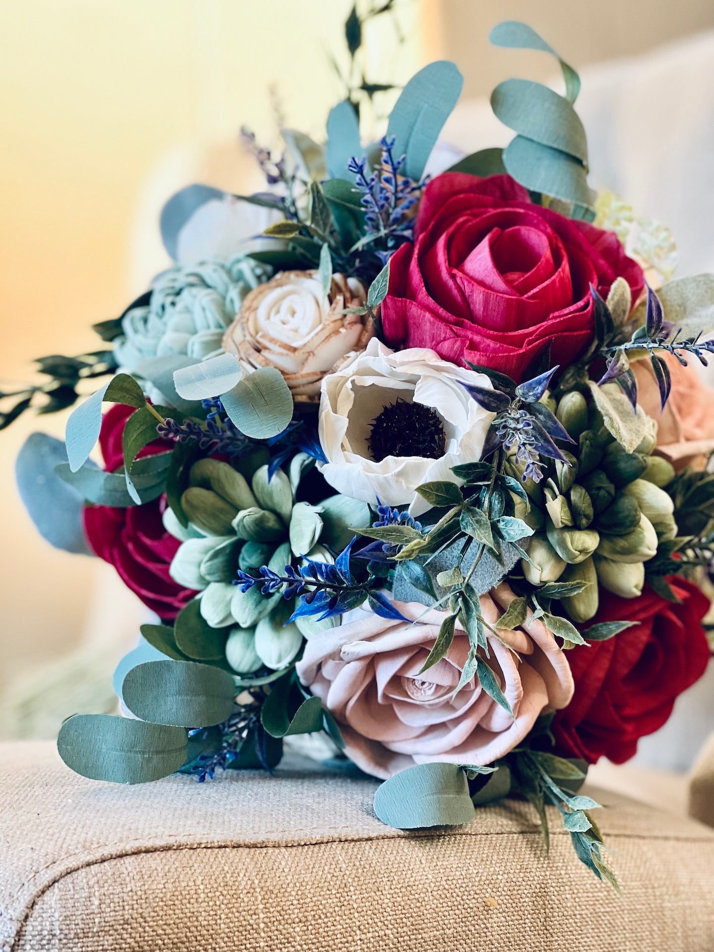 Little Miss Delilah Wood Flower Florist